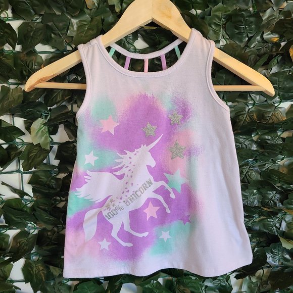 wonder nation | Shirts & Tops | Wonder Nation White Graphic Unicorn ...